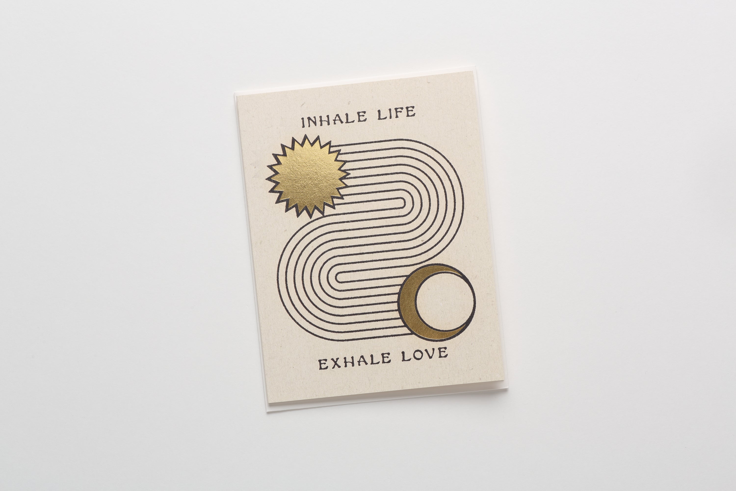 Inhale Life Exhale Love Note Card – The Perish Trust